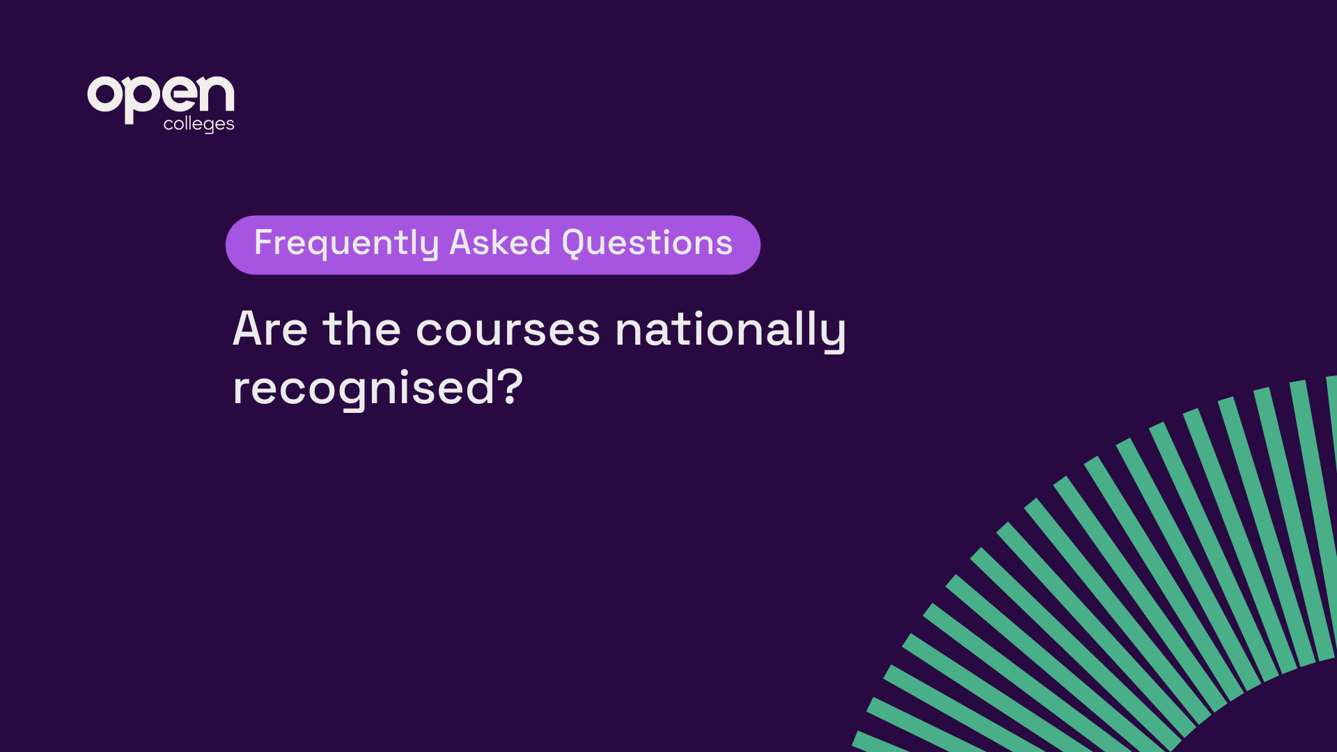 All Courses – Open Colleges