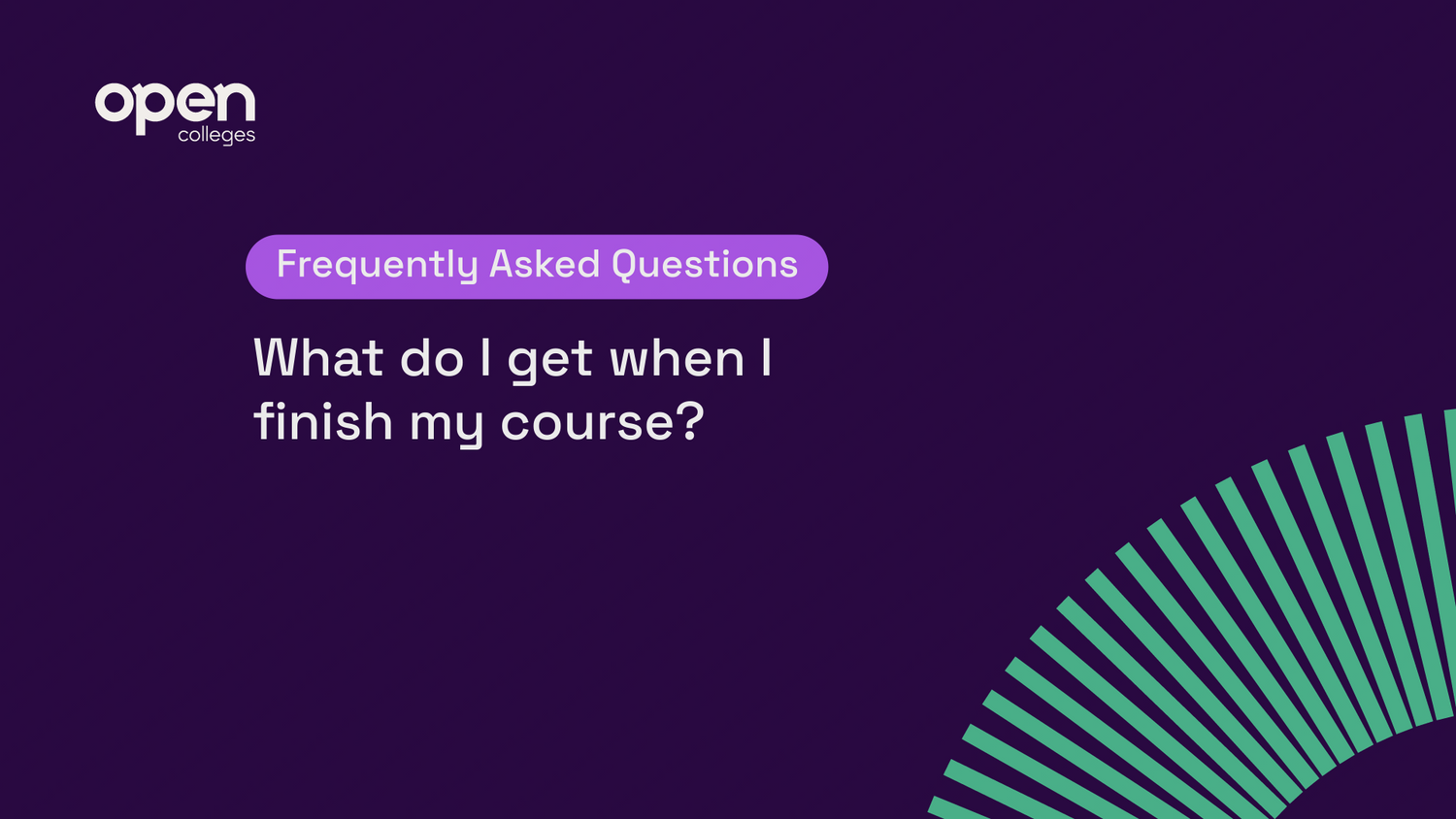 FAQs – Open Colleges